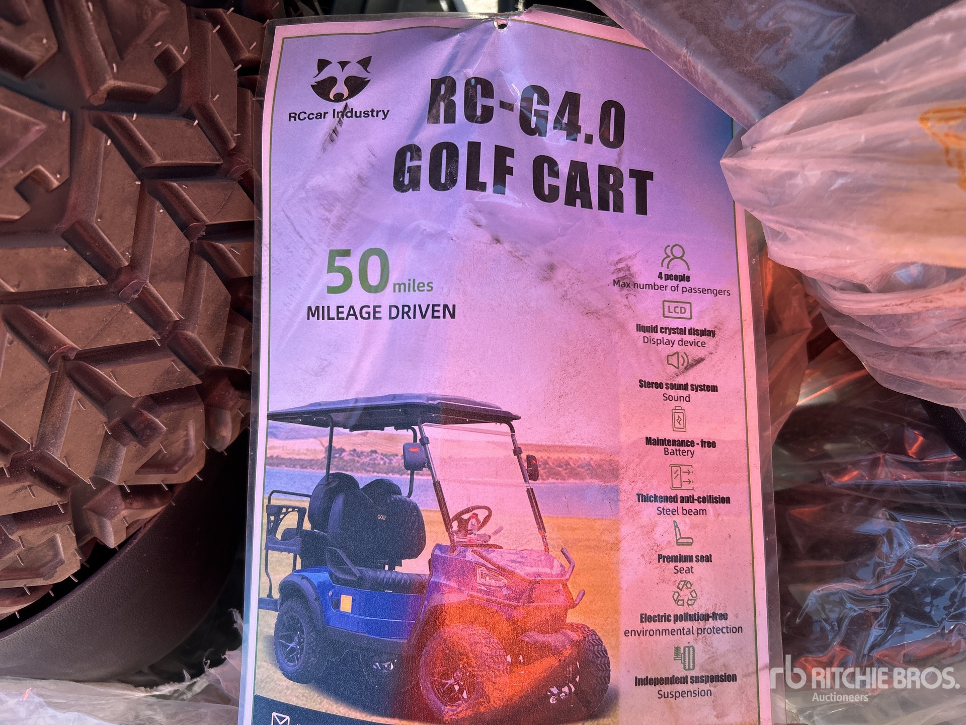 2024 Raccoon RC-G4.0 Electric Golf Cart (Unused) | Ritchie Bros ...