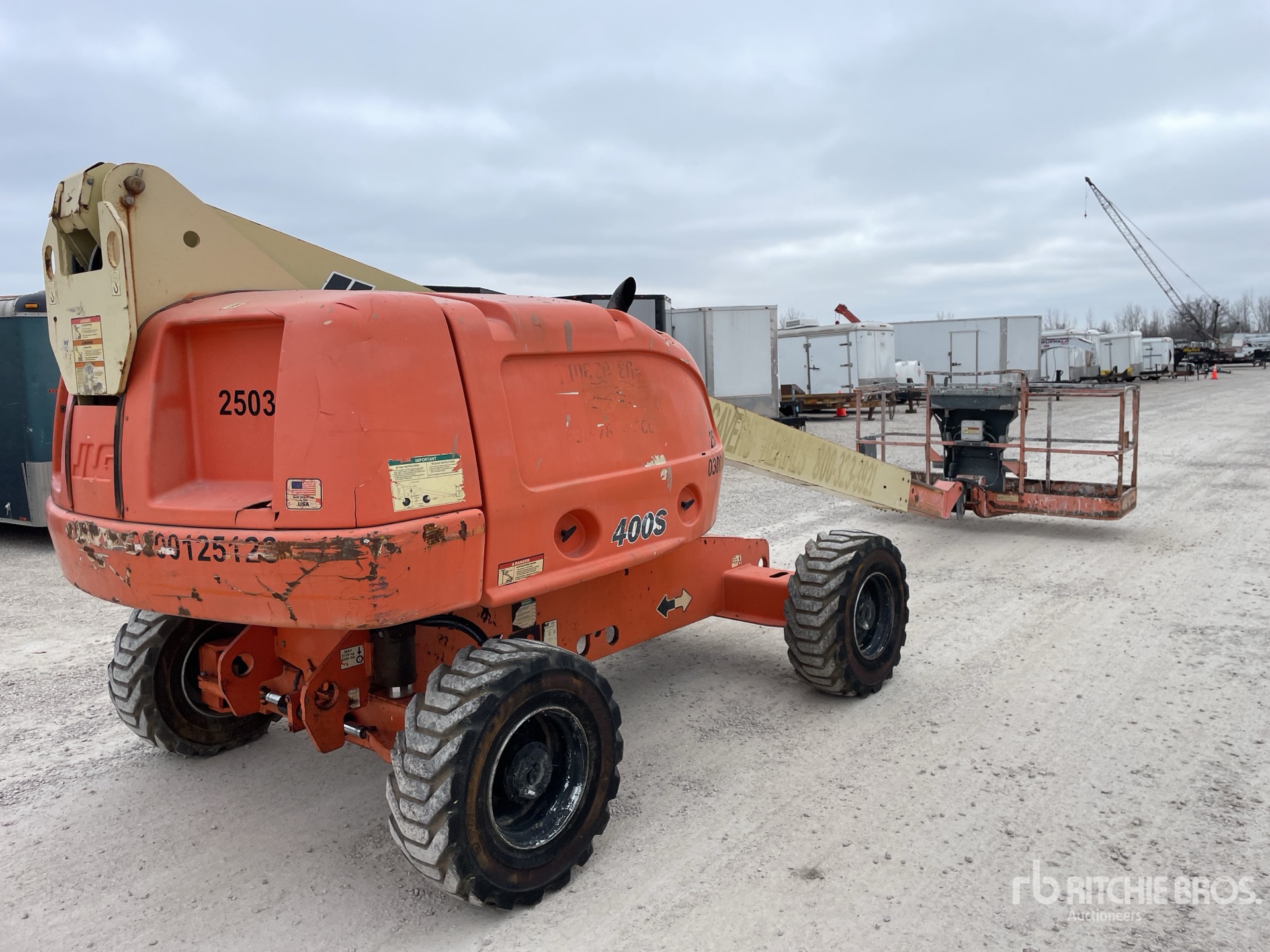 2008 JLG 400S 4WD Dual Fuel Nacelle téléscopique (Inoperable) | Ritchie ...