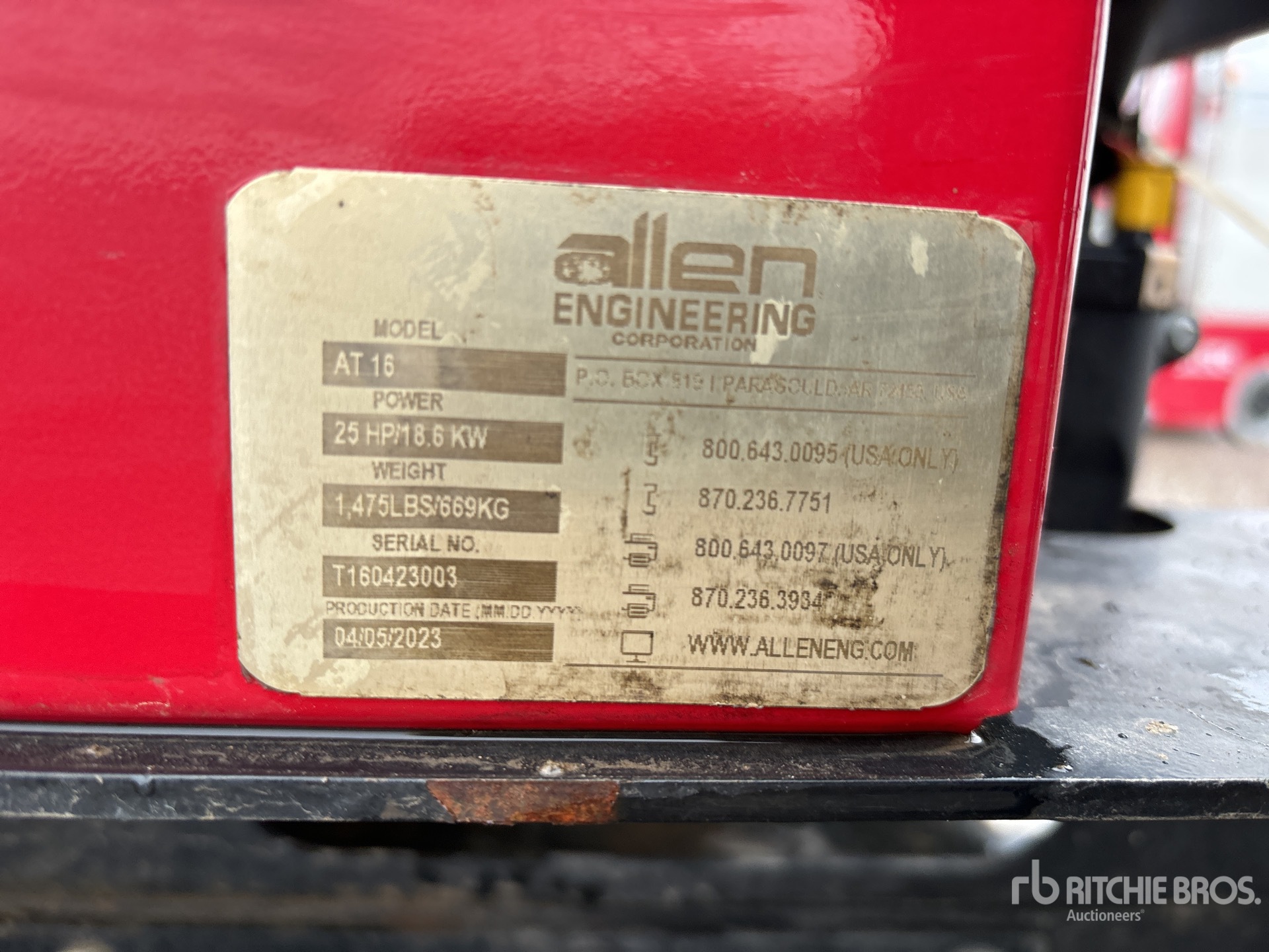 2023 Allen Engineering AT16 Stand-On Carretilla para hormigón | Ritchie ...