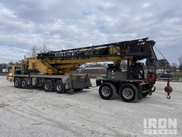 1997 Grove TMS870B 70 ton 12 x4 Hydraulic Truck Crane in Astoria ...