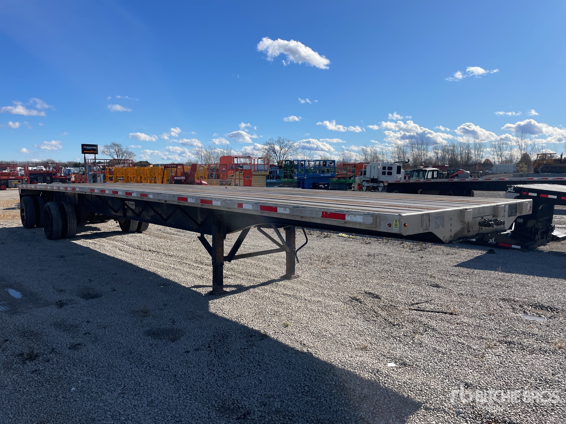 2016 Transcraft Eagle II 48 ft T/A Spread Axle Flatbed Trailer ...