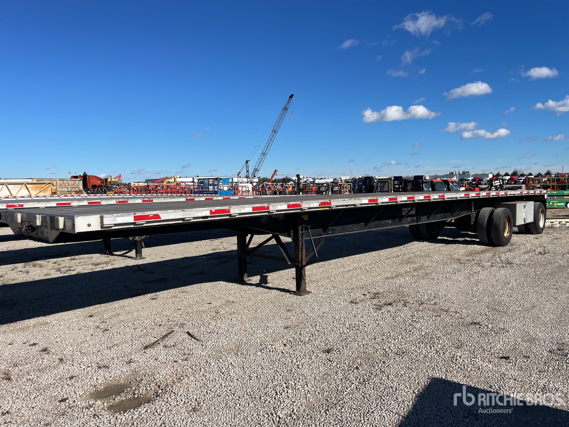 2016 Transcraft Eagle II 48 ft T/A Spread Axle Flatbed Trailer ...
