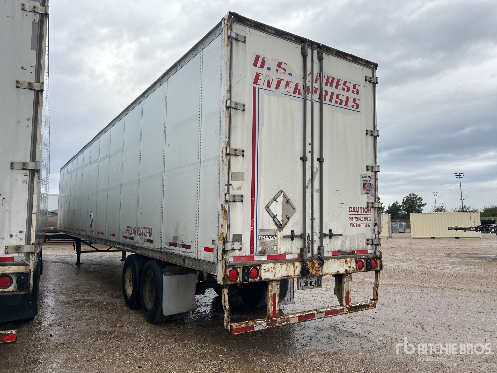 2007 Wabash 53 ft x 102 in T/A Van Trailer | Ritchie Bros. Auctioneers
