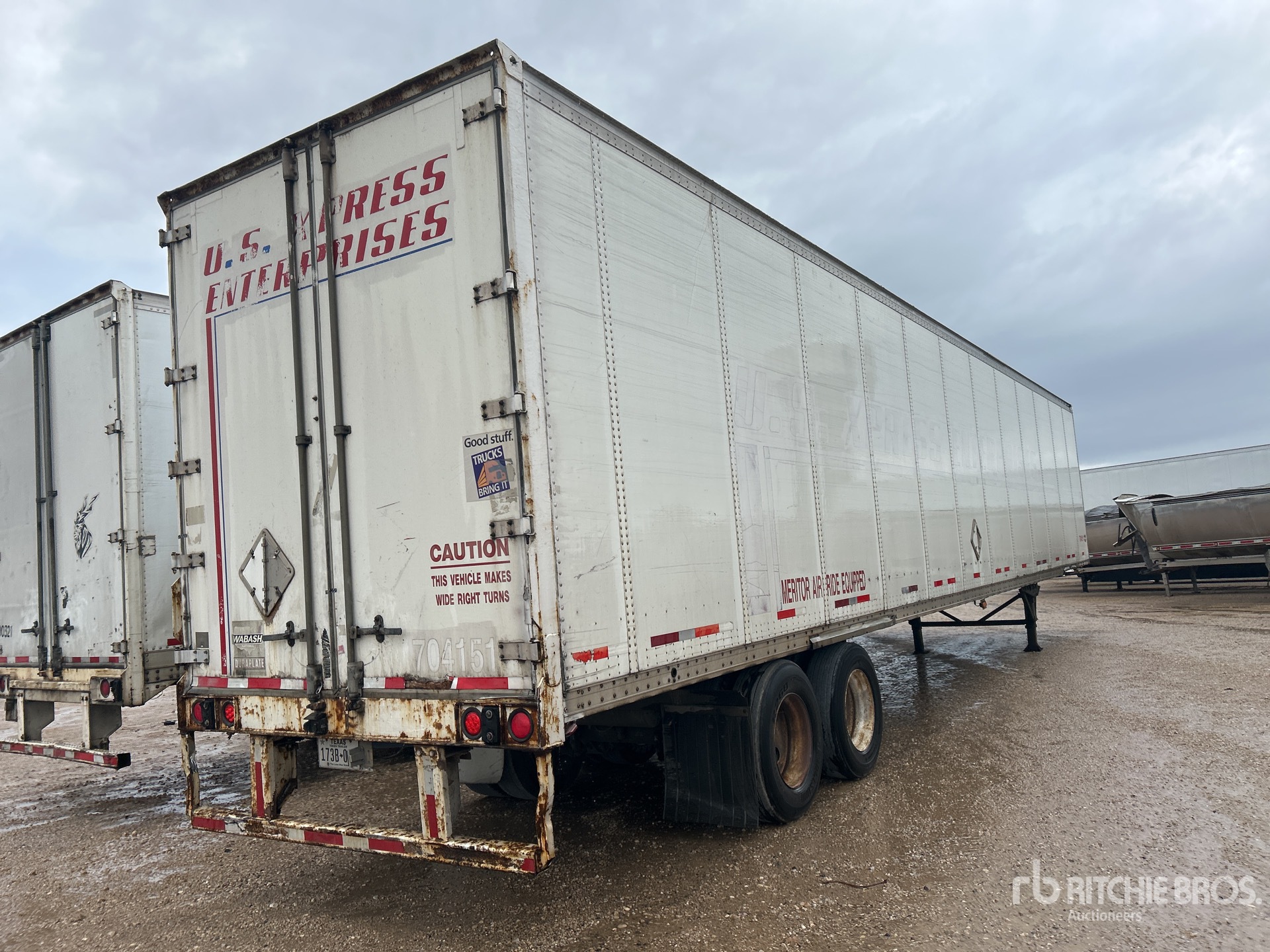2007 Wabash 53 ft x 102 in T/A Van Trailer | Ritchie Bros. Auctioneers