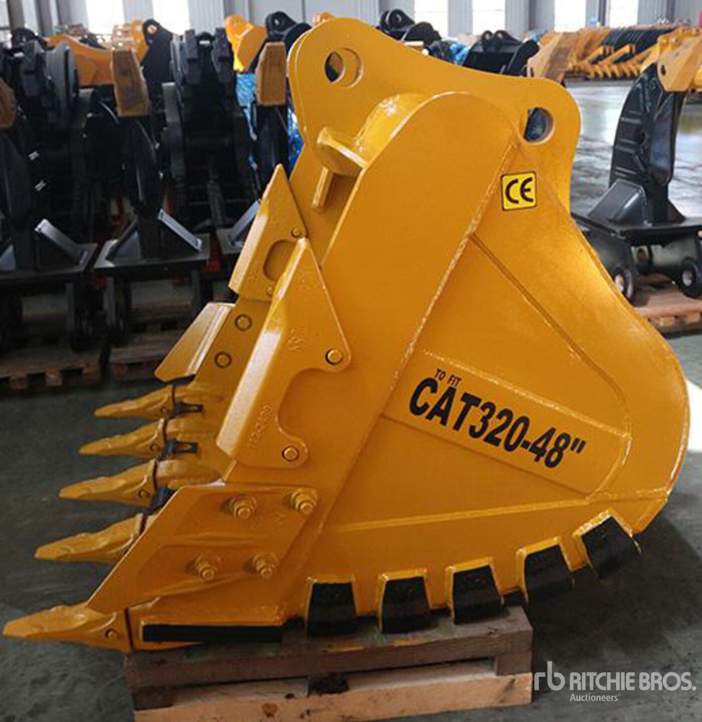 2024 Elephant BKT32048HD 48-E 48 in 1.3 cyd Digging Godet d'excavatrice ...