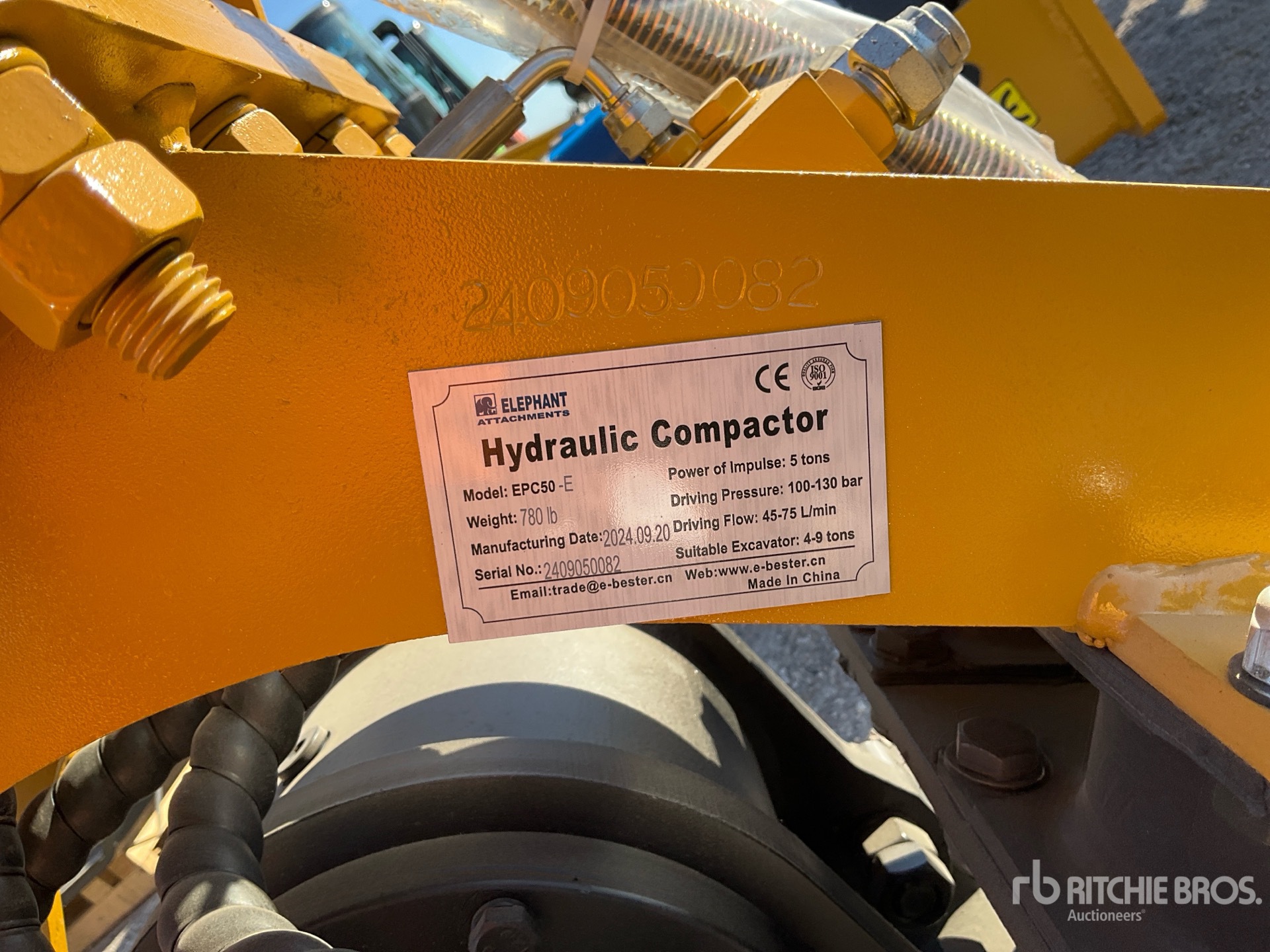 2024 Elephant EPC50-E Compactadora de placa vibradora - Fits Cat 307 / ...