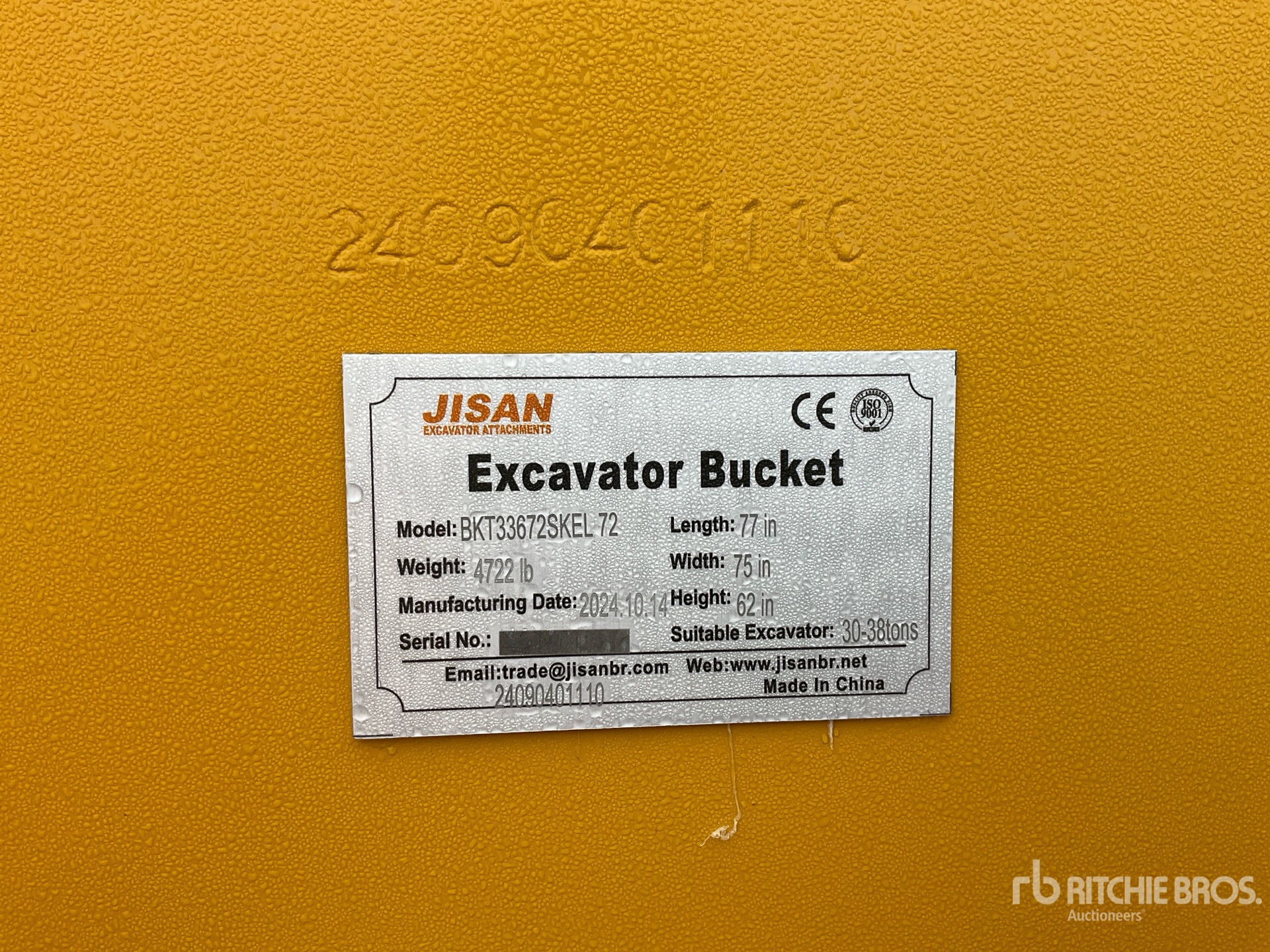 2024 Elephant BKT336D72SKEL 72 in Skeleton Excavator Bucket - Fits Cat ...
