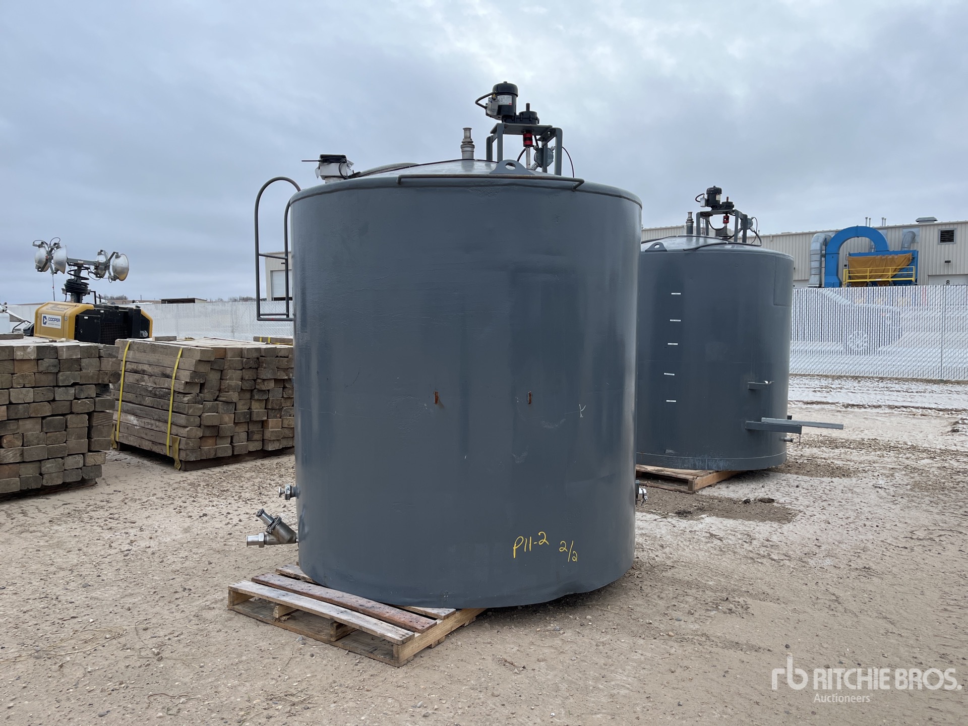 Quantity of (2) 1000 Gallon Food Grade Storage Tanks | Ritchie Bros ...