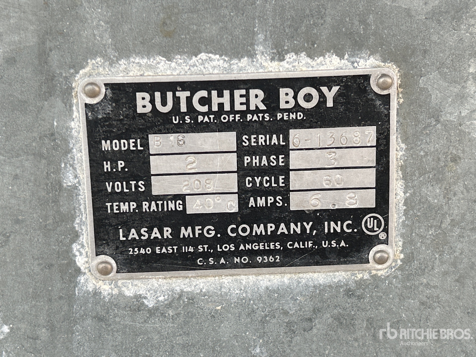 Butcher Boy B16 Butcher Saw | Ritchie Bros. Auctioneers