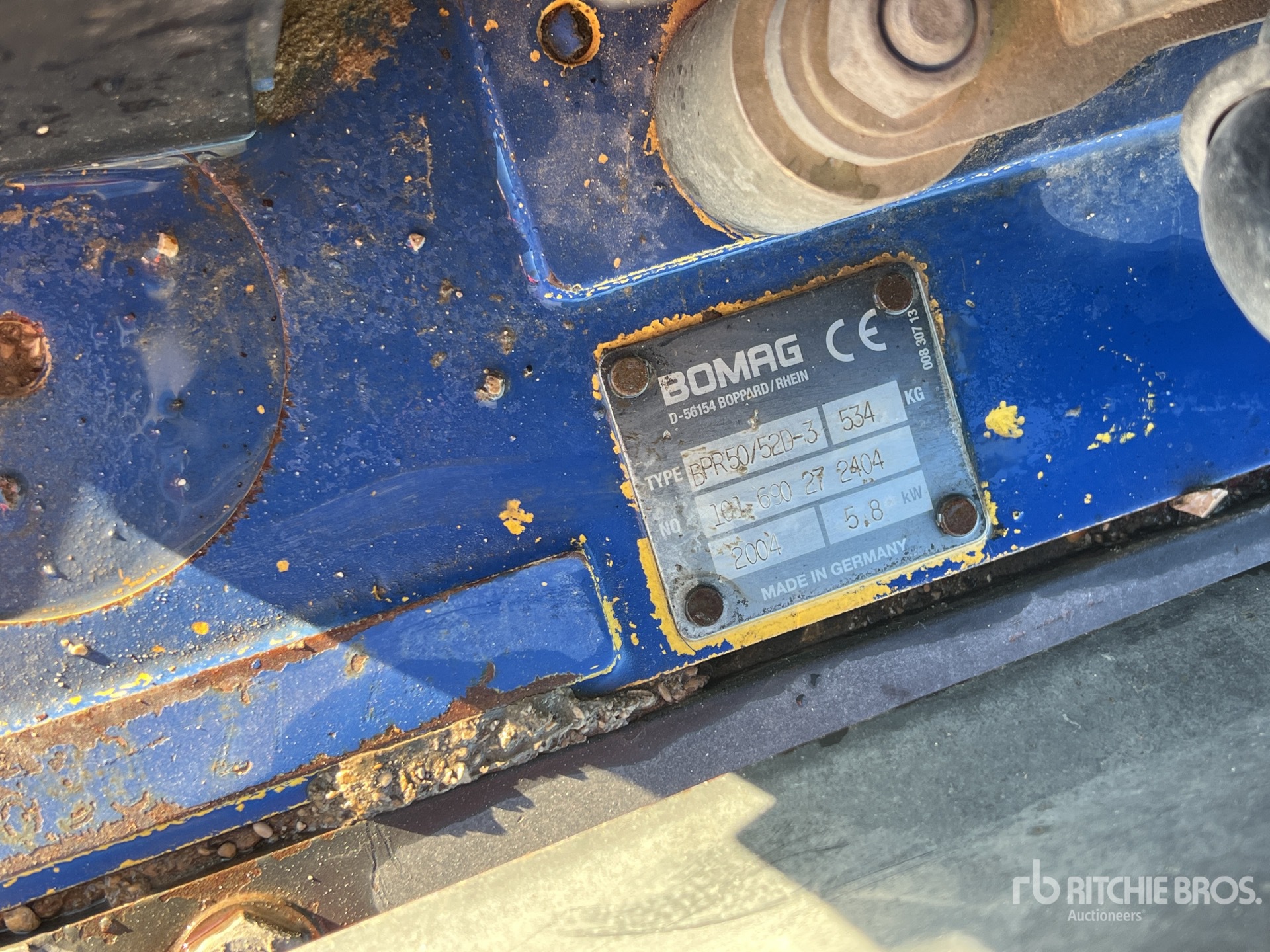 2004 Bomag BPR50/52D-3 Plaque Vibrante Plancha compactadora | Ritchie ...