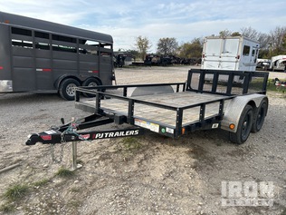 2023 P.J. Trailer Mfg Co. 12 ft T/A Utility Trailer in Trenton, Texas ...