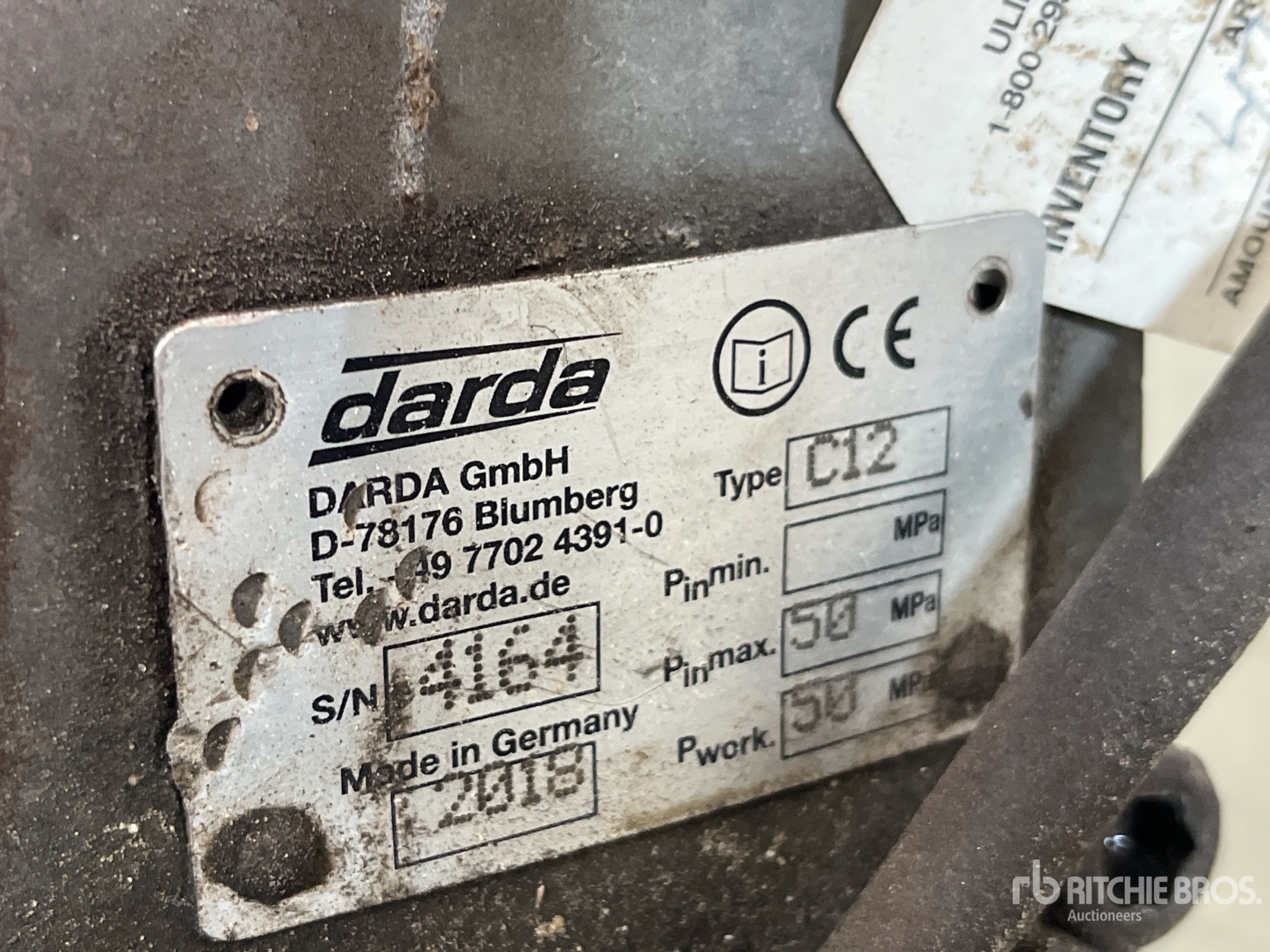 Darda C12 Hydraulic Concrete Splitter Divers - Équipement à béton ...