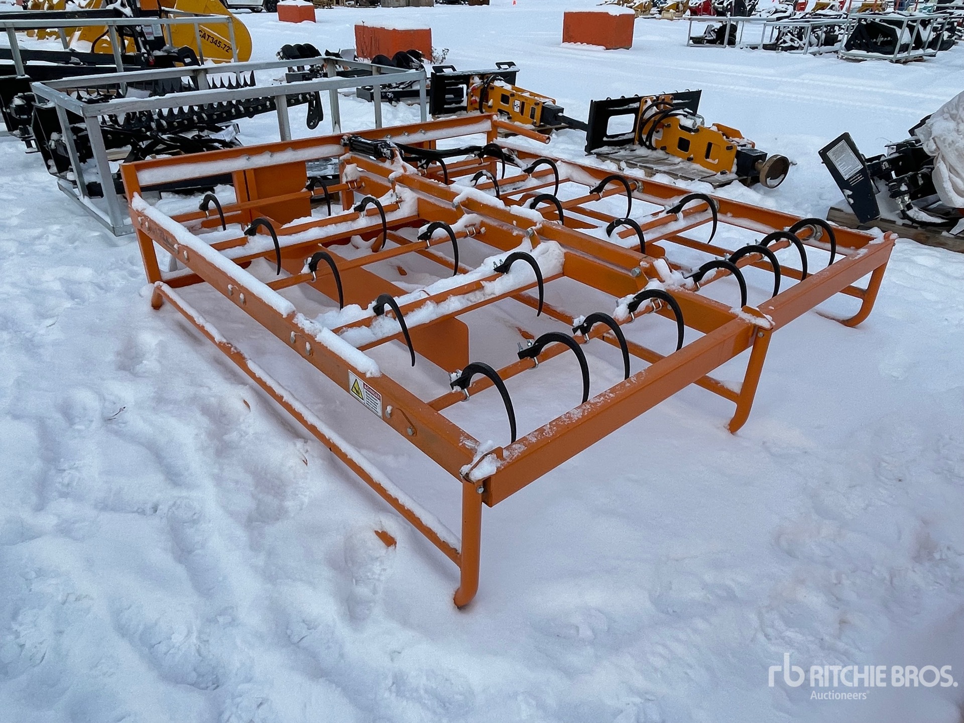 Landhonor HAG-12-24Q 96 in Skid Steer Hay Grapple Varios implementos ...