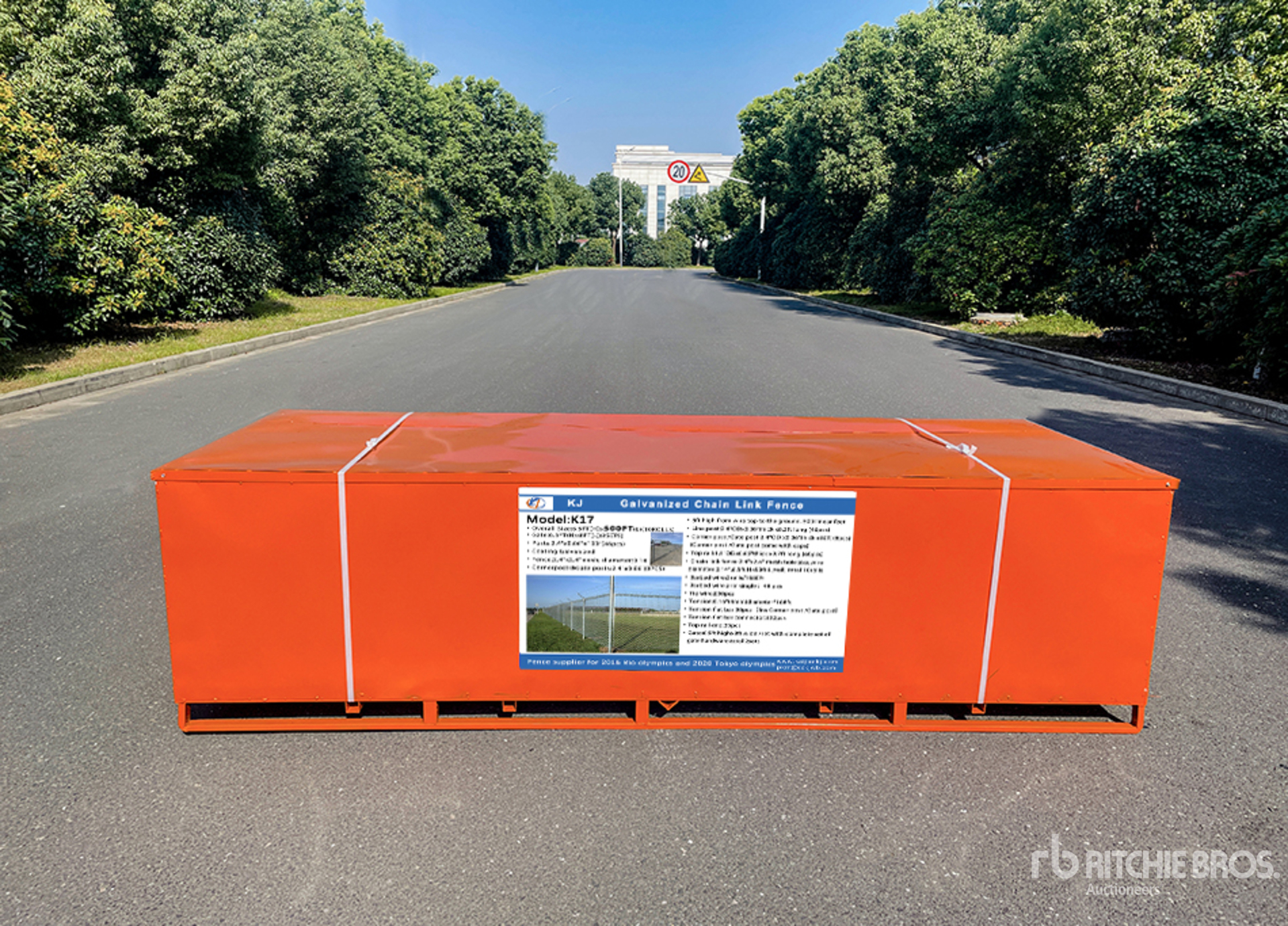 2024 KJ K17 500 ft x 6 ft 6 in Galvanized Chain Link Fencing (Unused ...