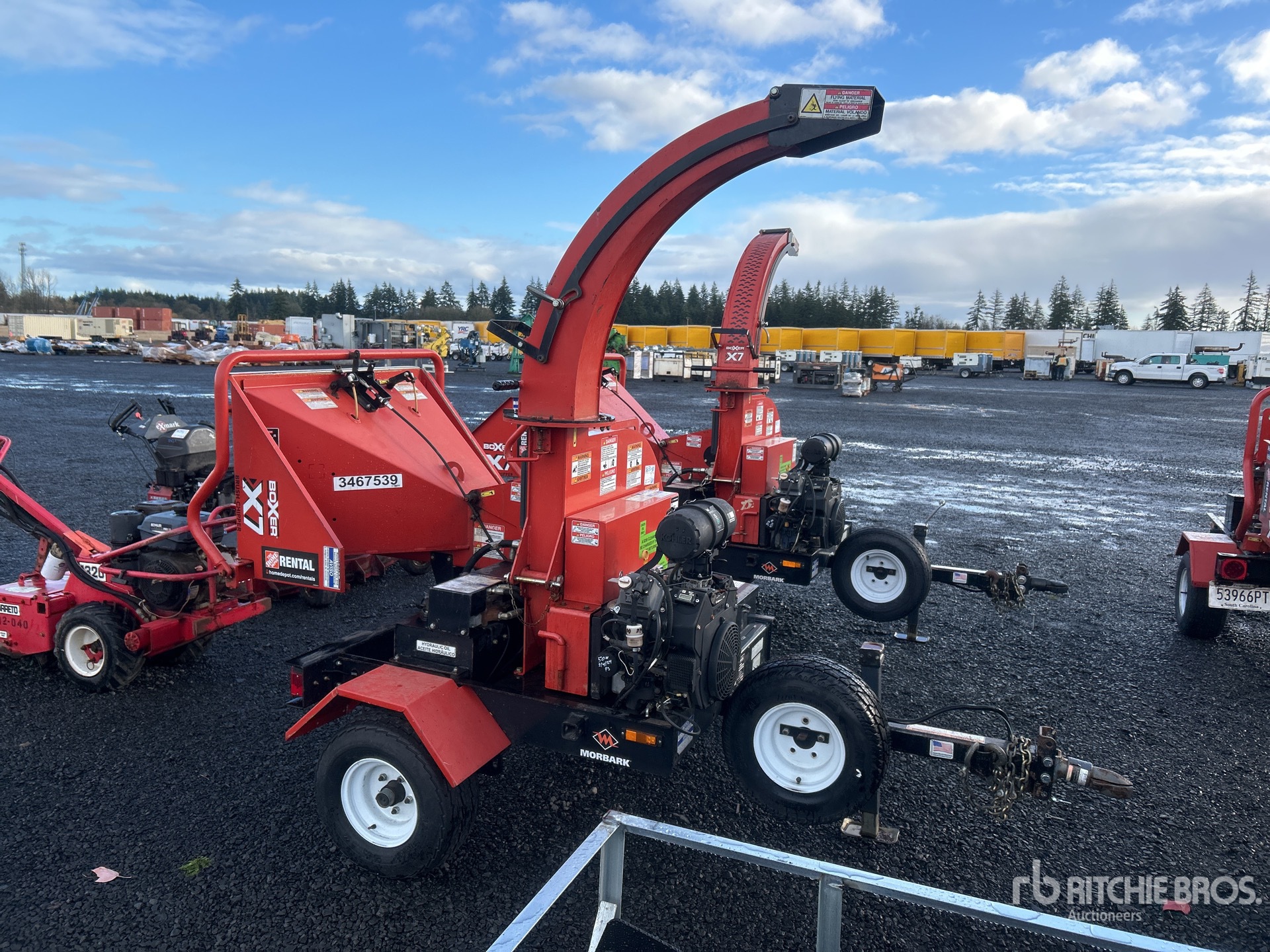 2019 Morbark X7 Tow-Behind Wood Chipper | Ritchie Bros. Auctioneers