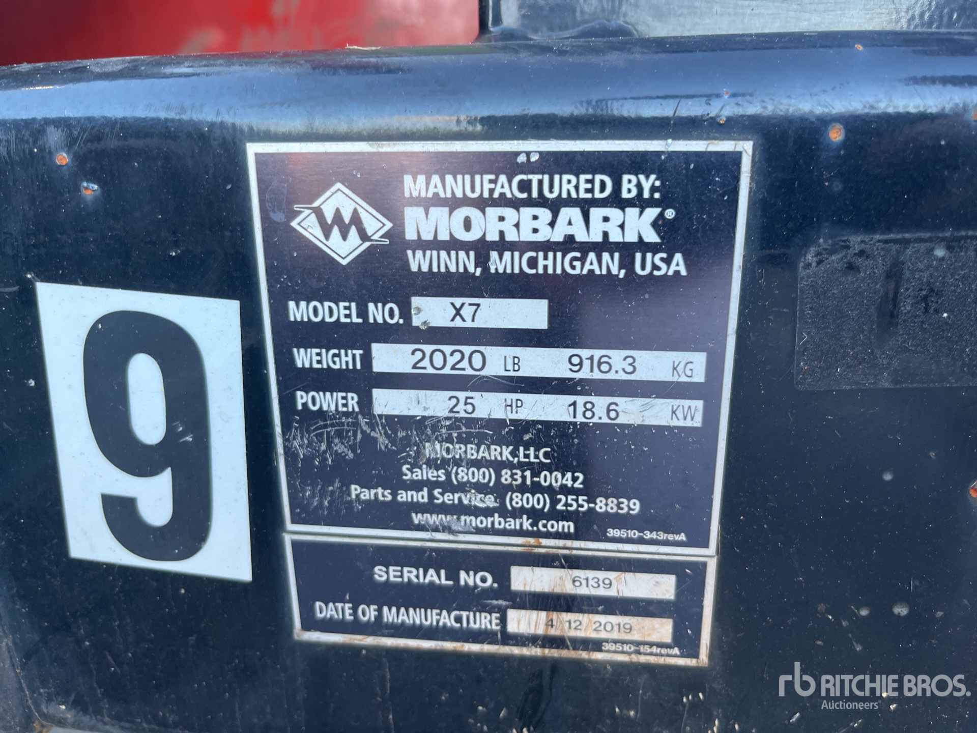 2019 Morbark X7 Tow-Behind Wood Chipper | Ritchie Bros. Auctioneers