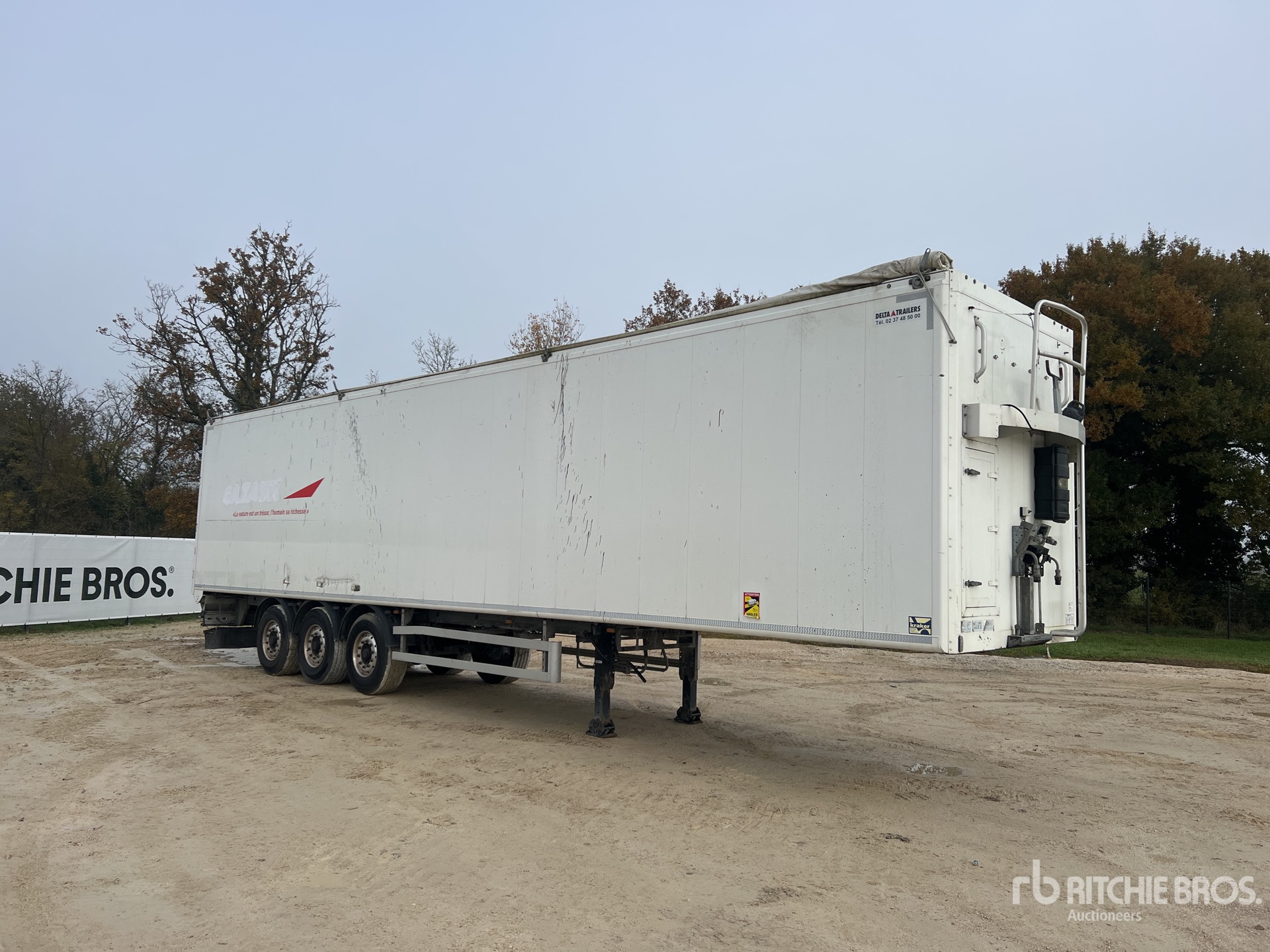 2018 Kraker CF200 Tri/A Semi-Remorque Fond Mouvant 3 Essieux Mouving ...