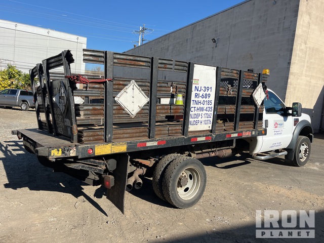 2008 Ford F-550 XL 4x4 Flatbed Truck in Bridgeport, Connecticut, United ...