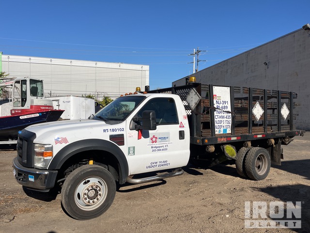 2008 Ford F-550 XL 4x4 Flatbed Truck in Bridgeport, Connecticut, United ...
