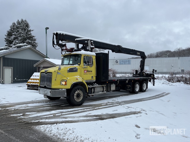 2013 Hiab 255K-3 2900 lb Articulated Boom on 2014 Western Star 4700 6x4 ...
