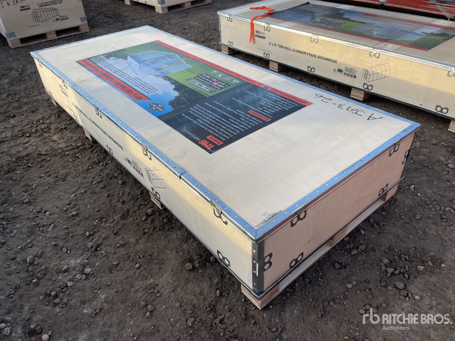 TMG GH810 8 ft x 10 ft Twin Wall Aluminum Frame Greenhouse (Unused ...