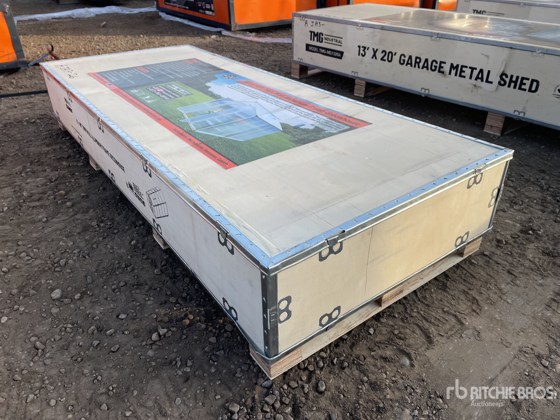 TMG GH810 8 ft x 10 ft Twin Wall Aluminum Frame Greenhouse (Unused ...