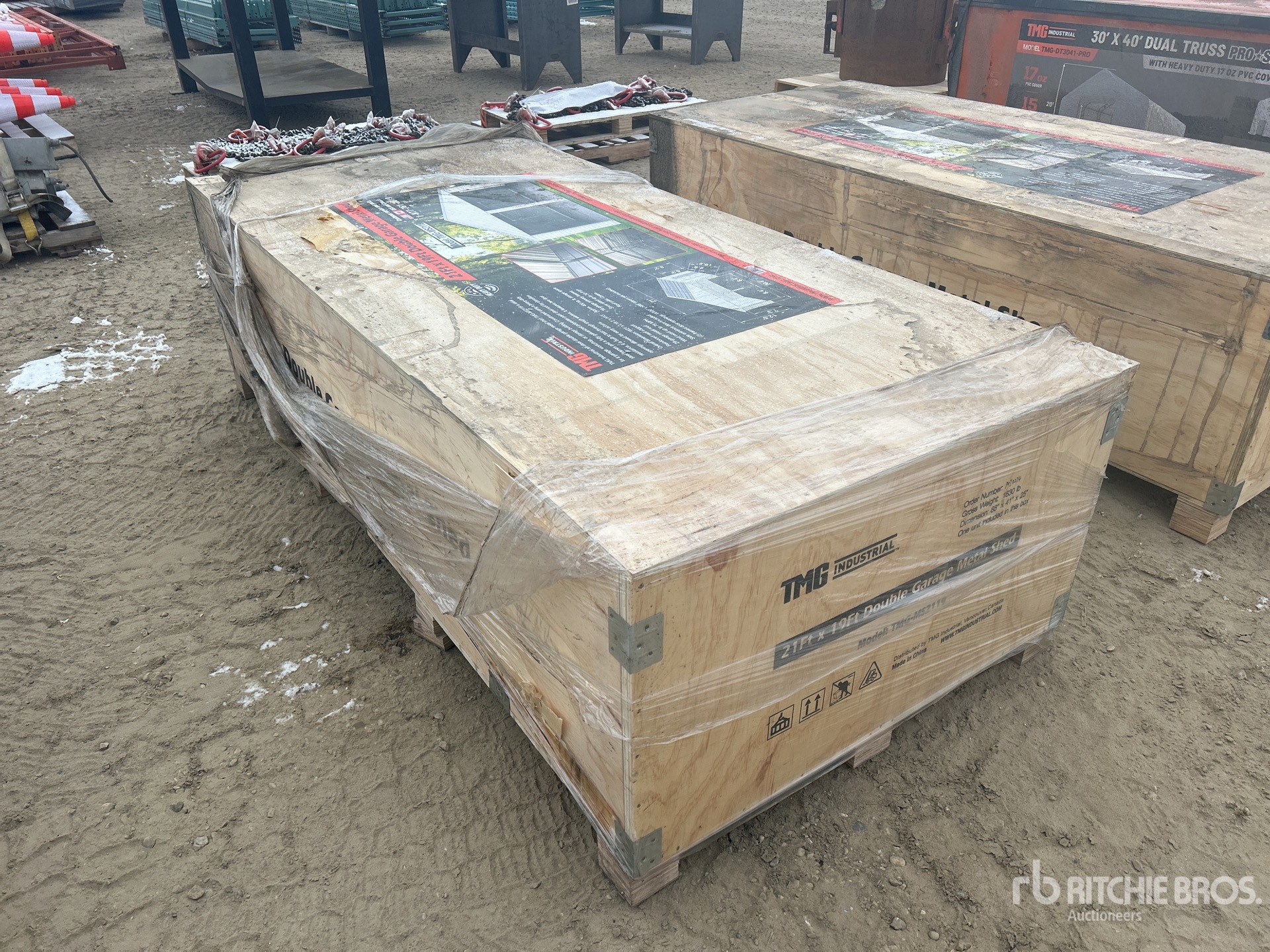 TMG MS2119 21 ft x 19 ft Metal Garage (Unused) | Ritchie Bros. Auctioneers