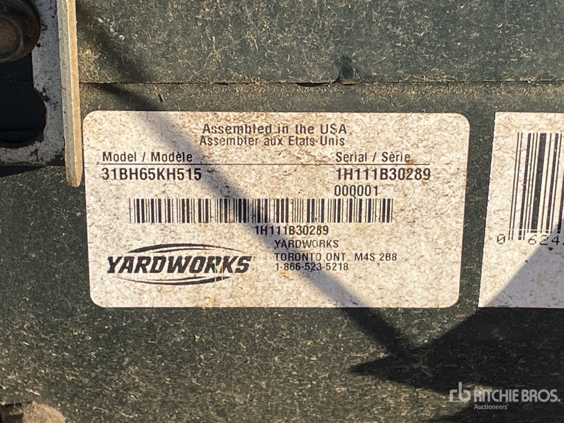 YardWorks 31BH65KH515 30 in Souffleuse à neige | Ritchie Bros. Auctioneers