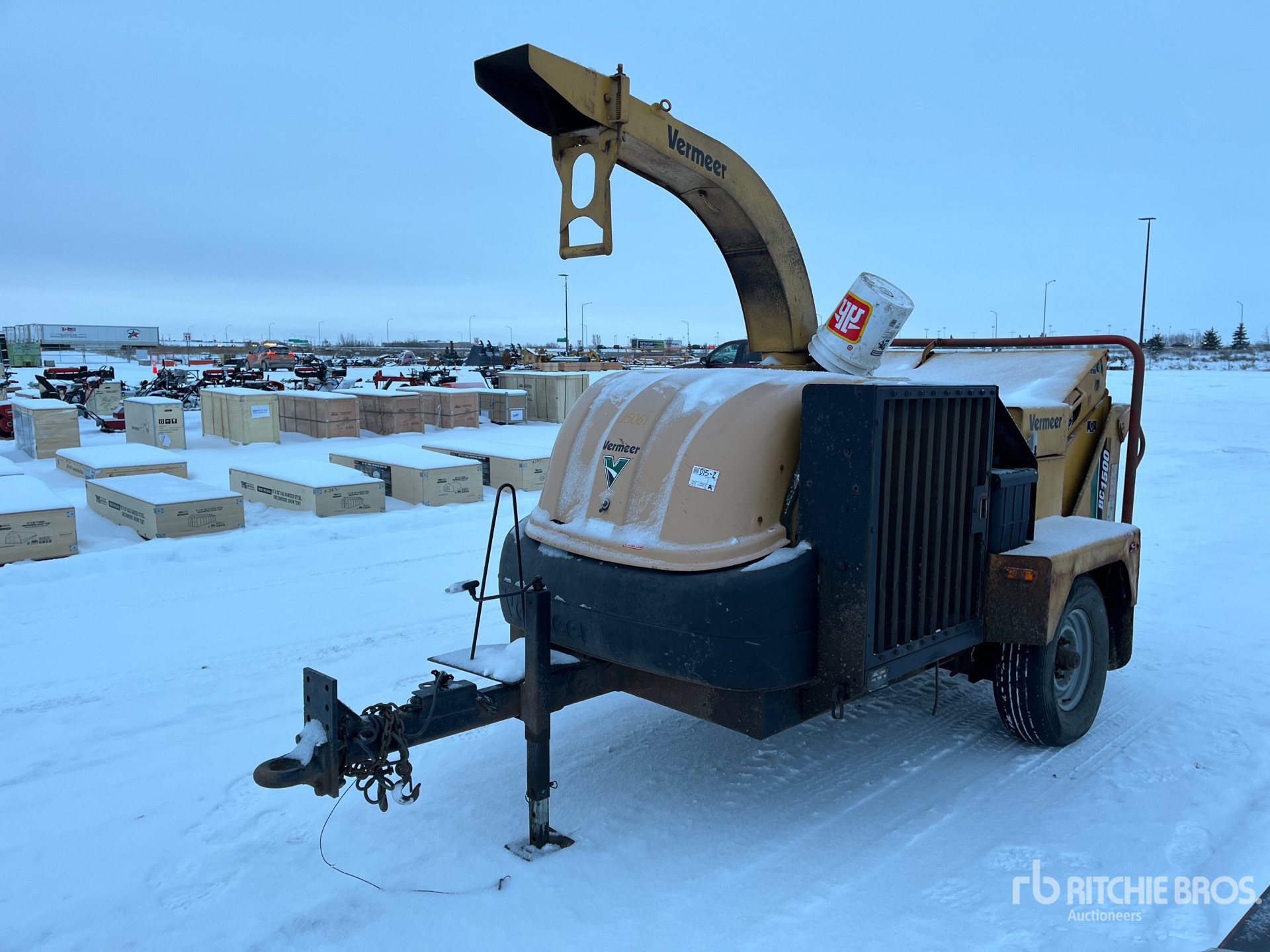 2008 Vermeer BC1500 Tow-Behind Wood Chipper | Ritchie Bros. Auctioneers