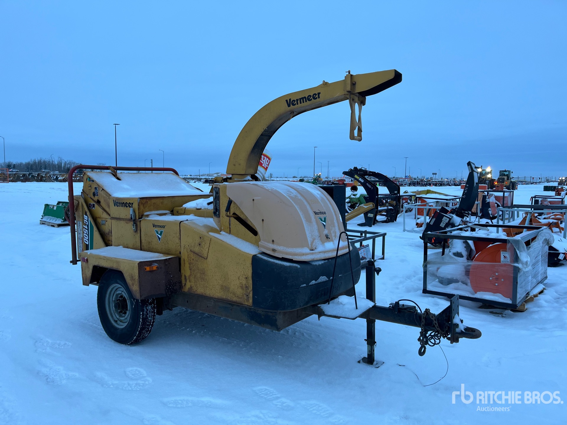 2008 Vermeer BC1500 Tow-Behind Wood Chipper | Ritchie Bros. Auctioneers