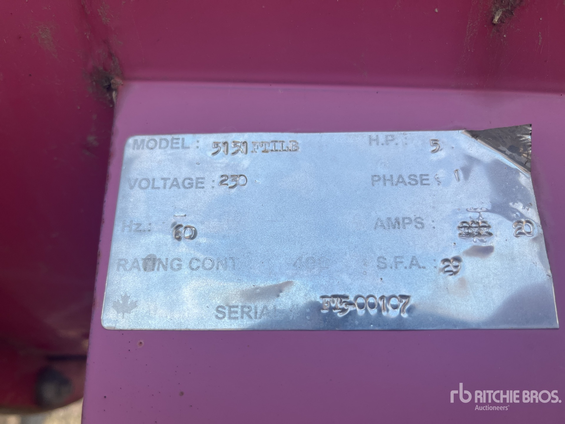 Flaman 5151-FTILB 5 hp Aeration Fan | Ritchie Bros. Auctioneers