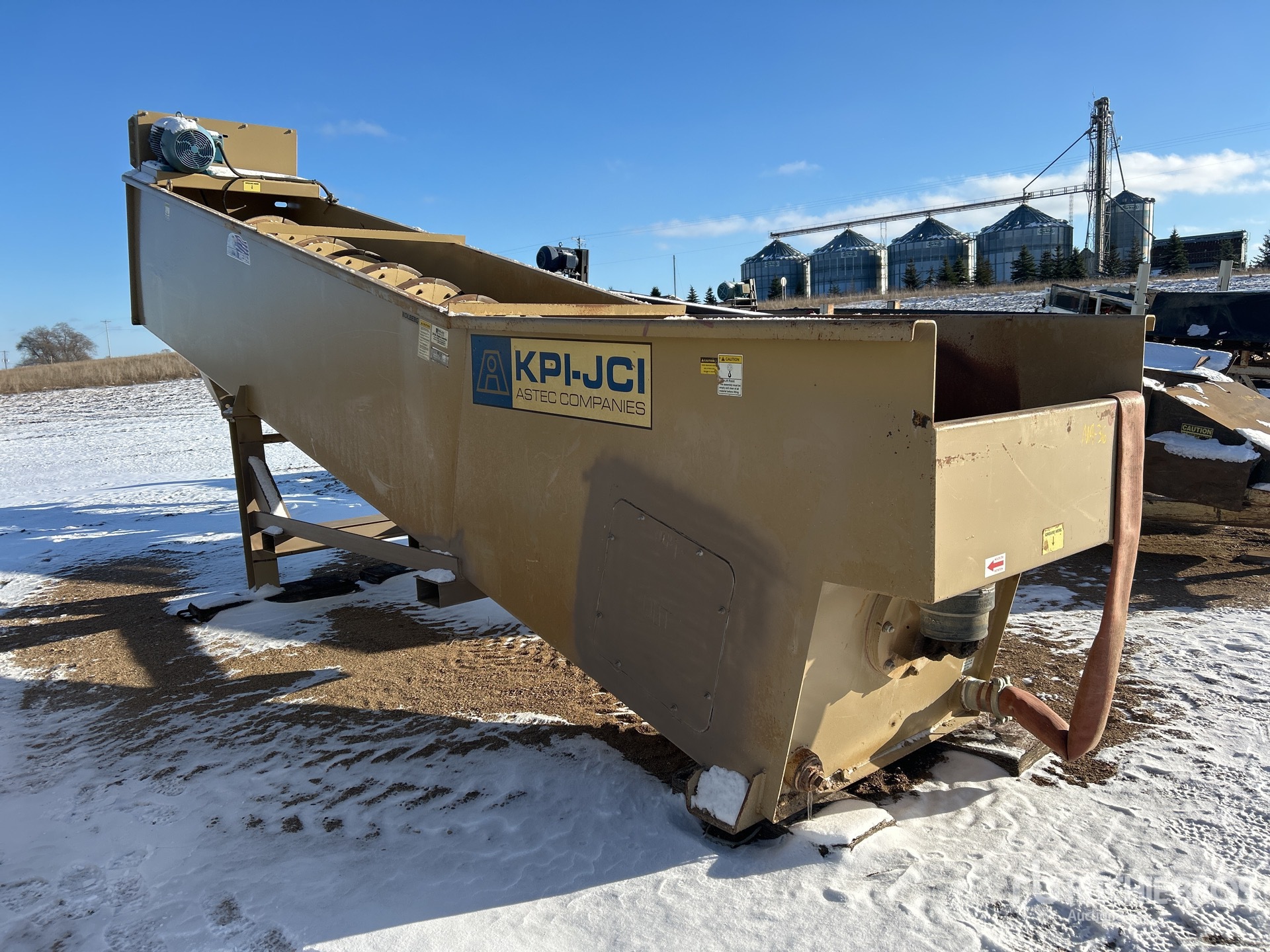 2016 KPI-JCI 6036-19S 36 in Single Screw Course Lavadora de materiales ...