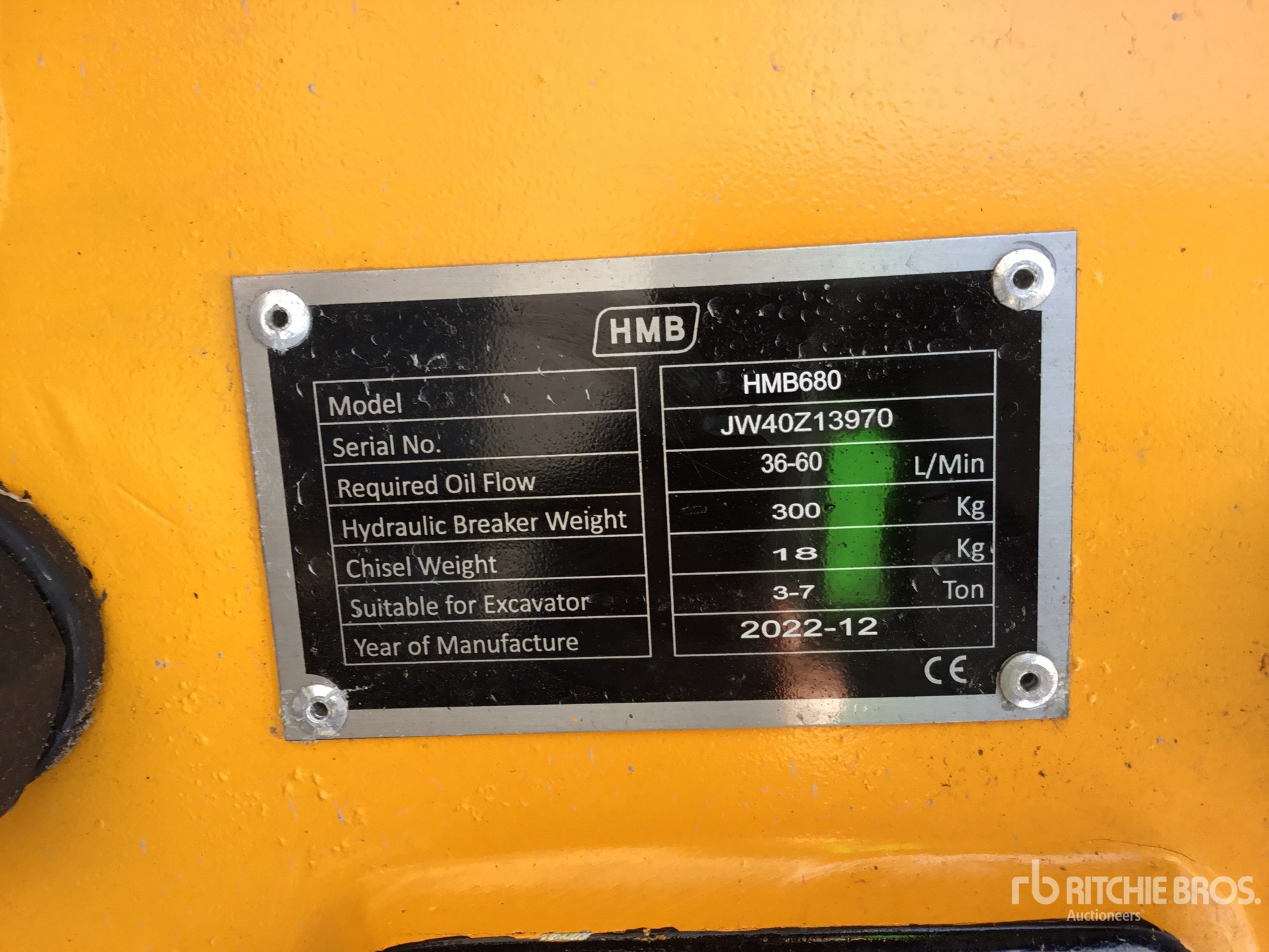 2022 HMB HMB680 Martillo Hidráulico (Sin Usar) / Hydraulic Breaker ...