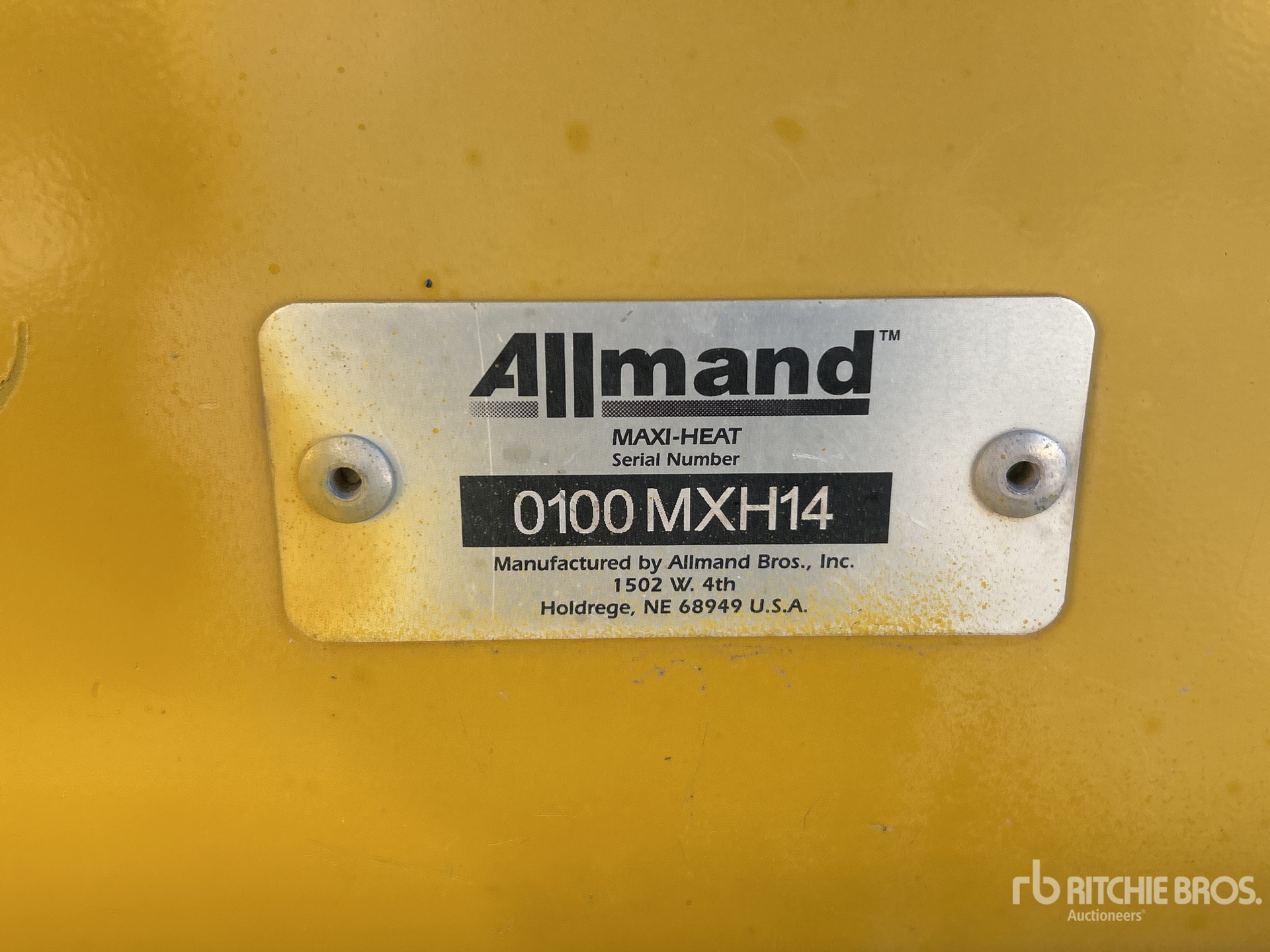 2013 Allmand Maxi-Heat 1000 500000 BTU Ground Heater | Ritchie Bros ...