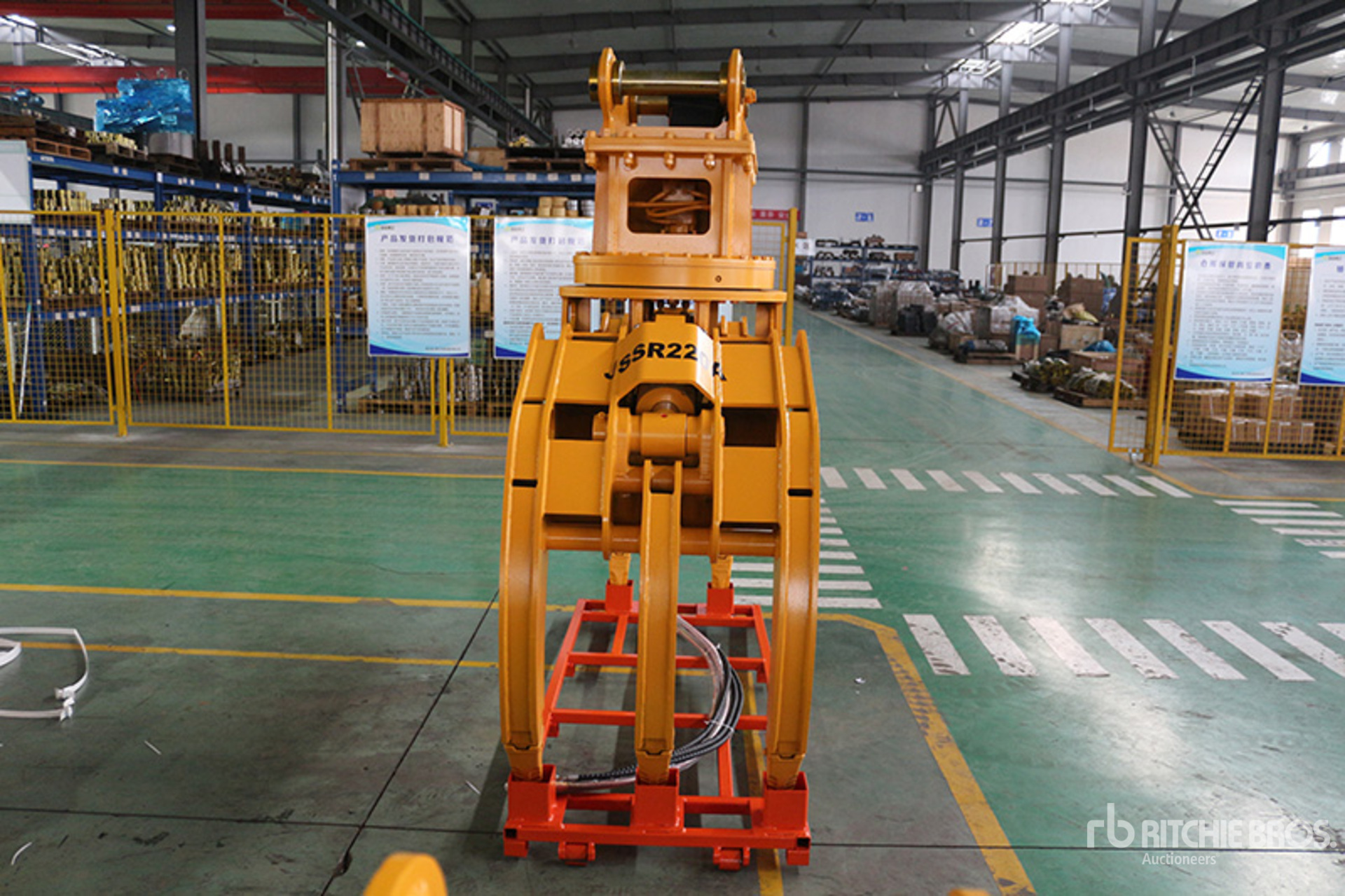 2024 Jisan JSSR220A 32 in Rotating Excavator Grapple - Fits Cat 320 ...
