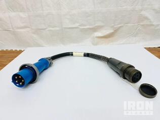 QTY. (1) 100 AMP MIL FEMALE TO MALE HUBB ELECTRICAL POWER ADAPTER in ...