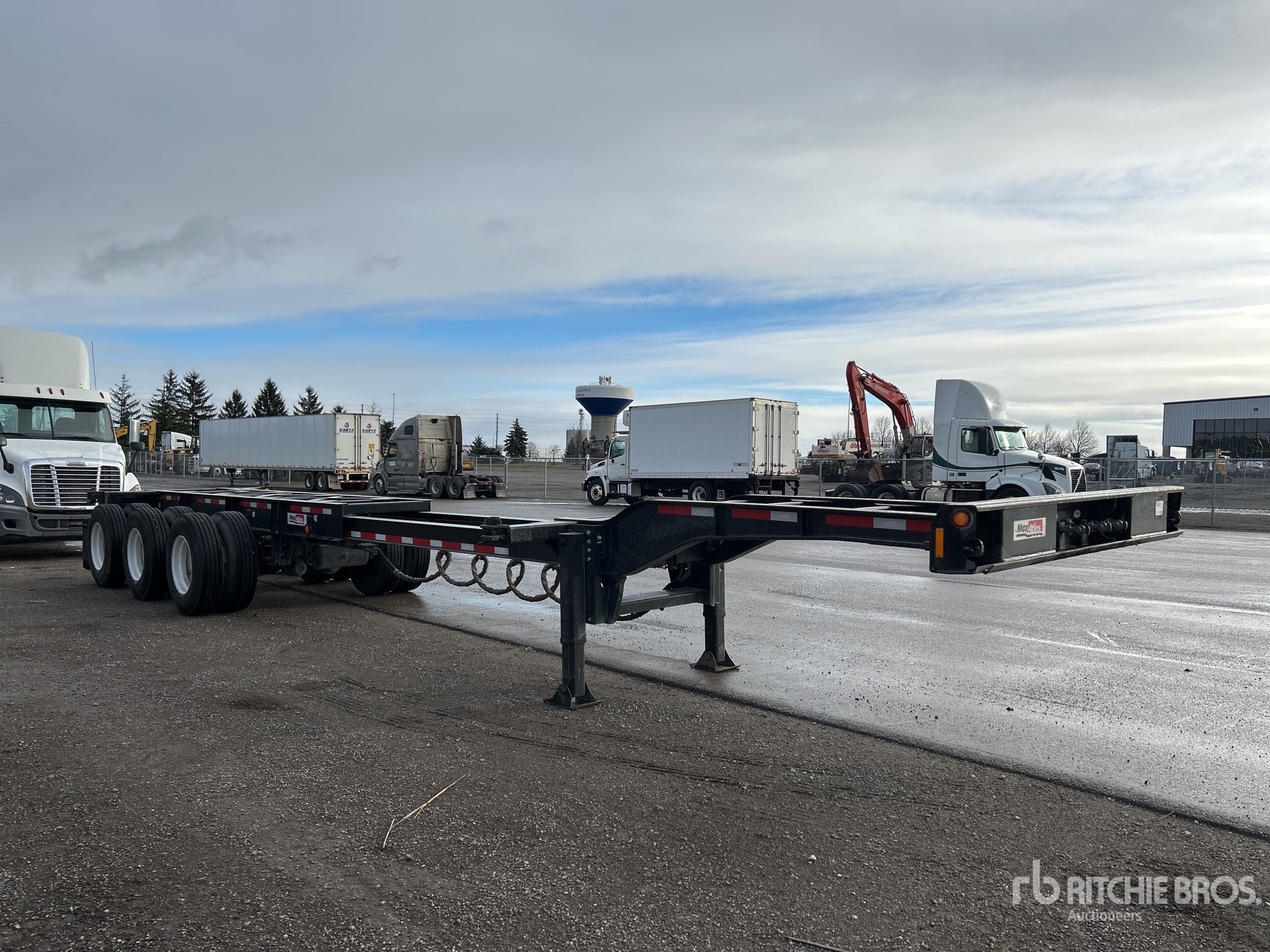 2024 Max Atlas CCX Tri/A Extendable 20ft - 45ft Containerchassis ...