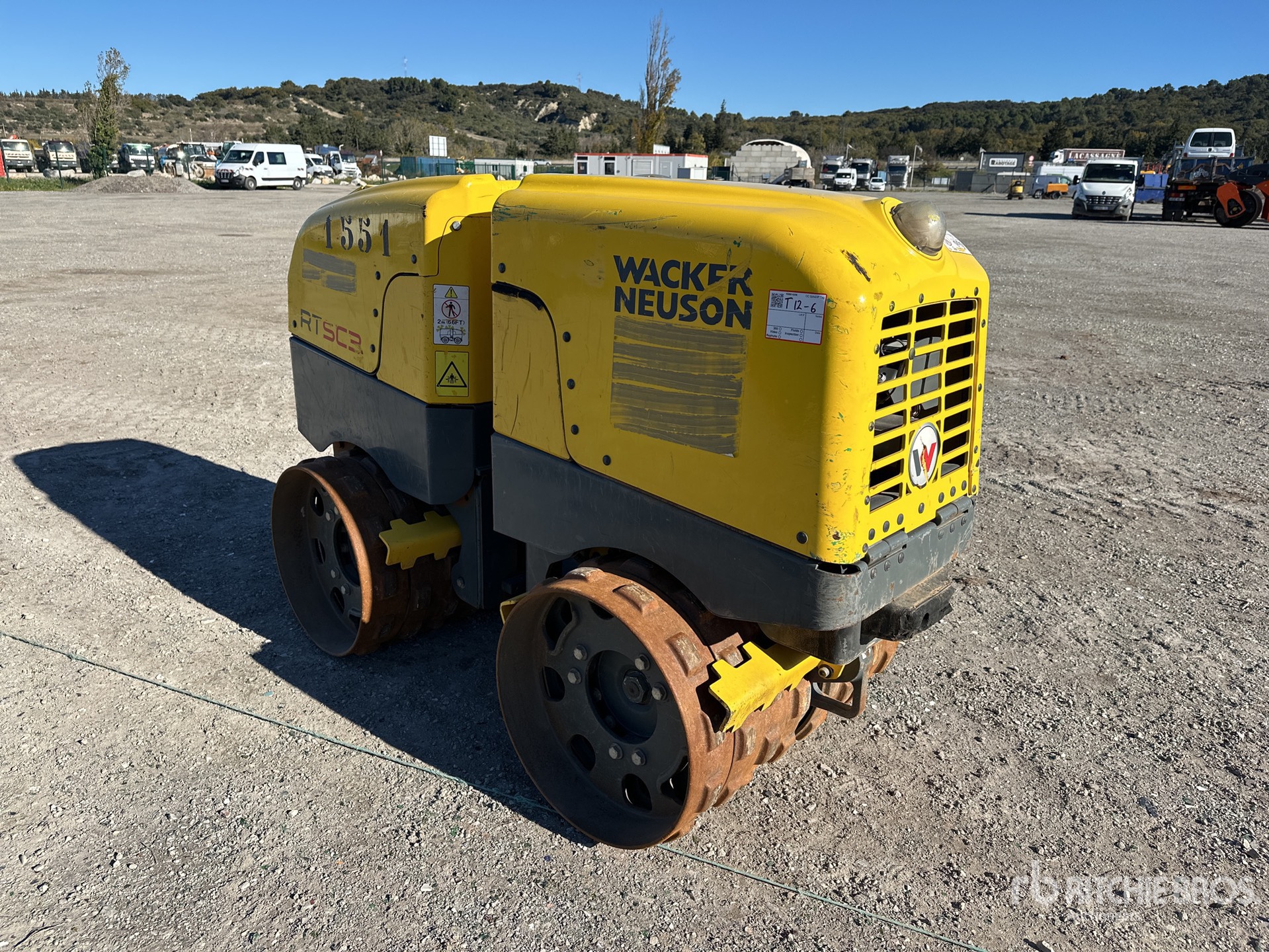 2018 Wacker Neuson Roller RT Compacteur De Tranchee Pied De Mouton ...
