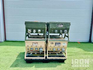 Qty. (8) 100 Amp Military Power Distribution Spider Box Panels in ...