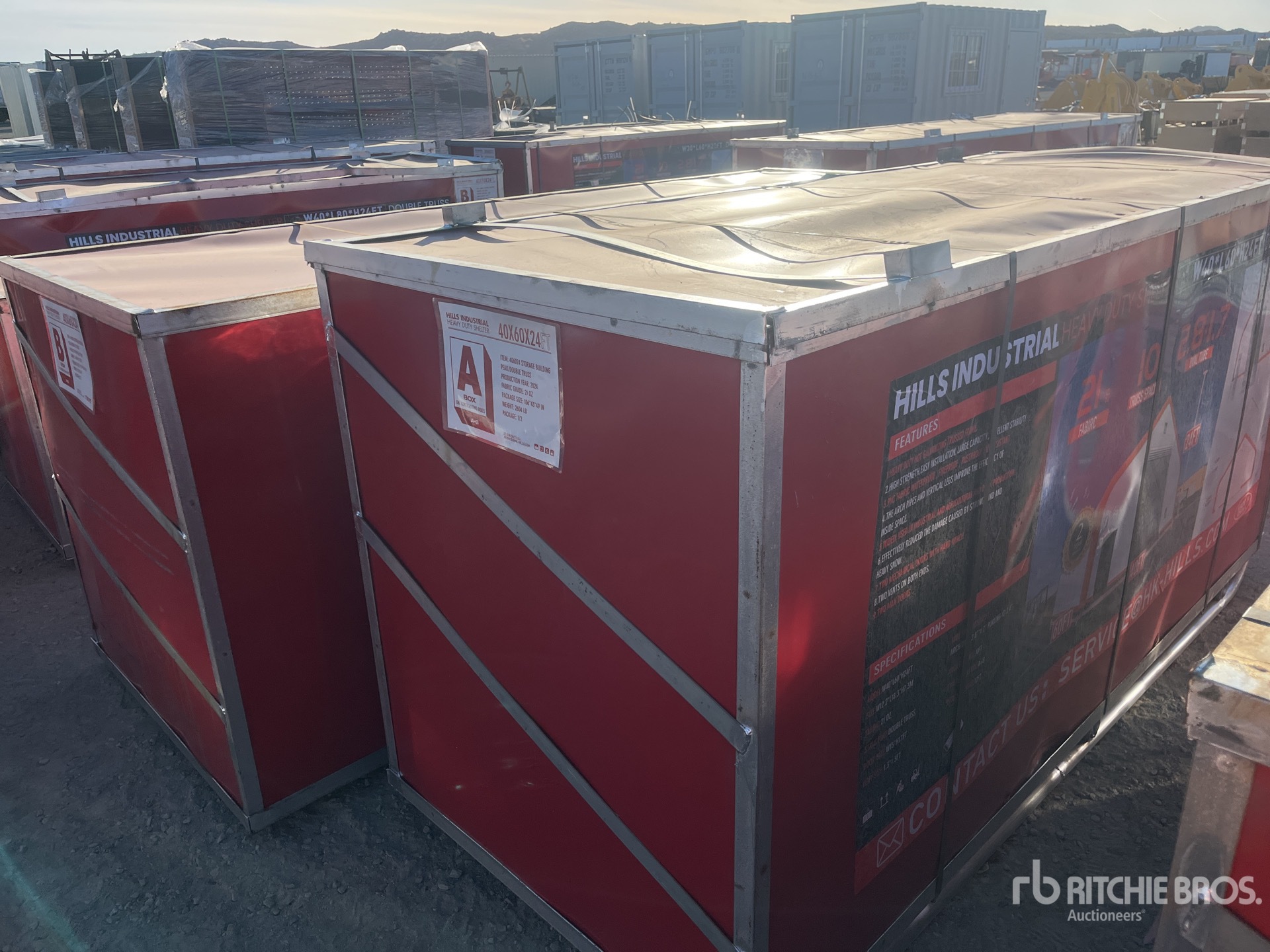 2025 HIlls Industrial 604024 60 Ft x 40 Ft x 24 Ft Storage Building ...