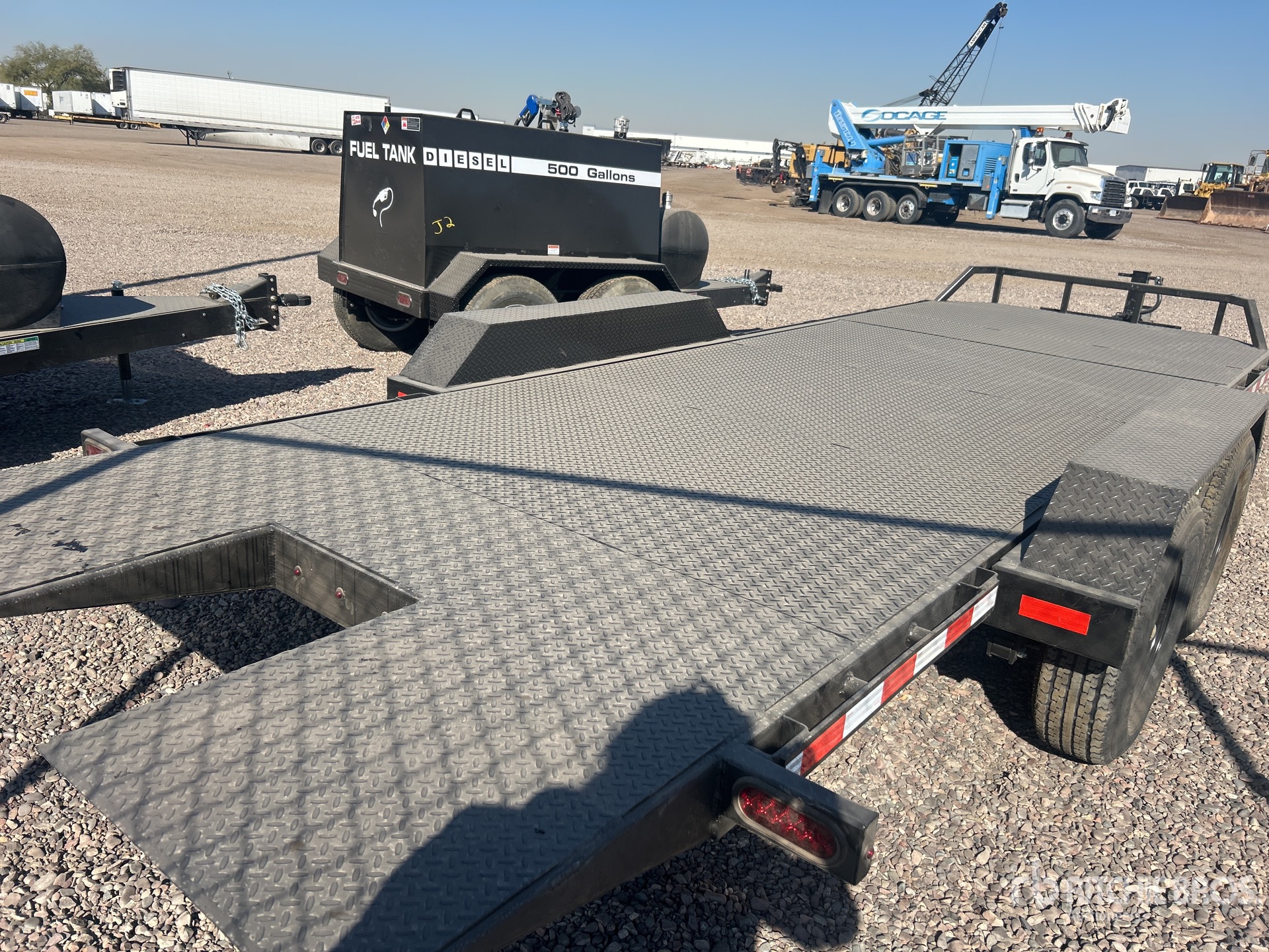 2025 Industrias America 227T 22 ft T/A Tilt Deck Trailer (Unused ...