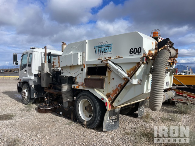 Tymco 600 on 2009 Isuzu FVR Sweeper Truck in West Valley City, Utah ...