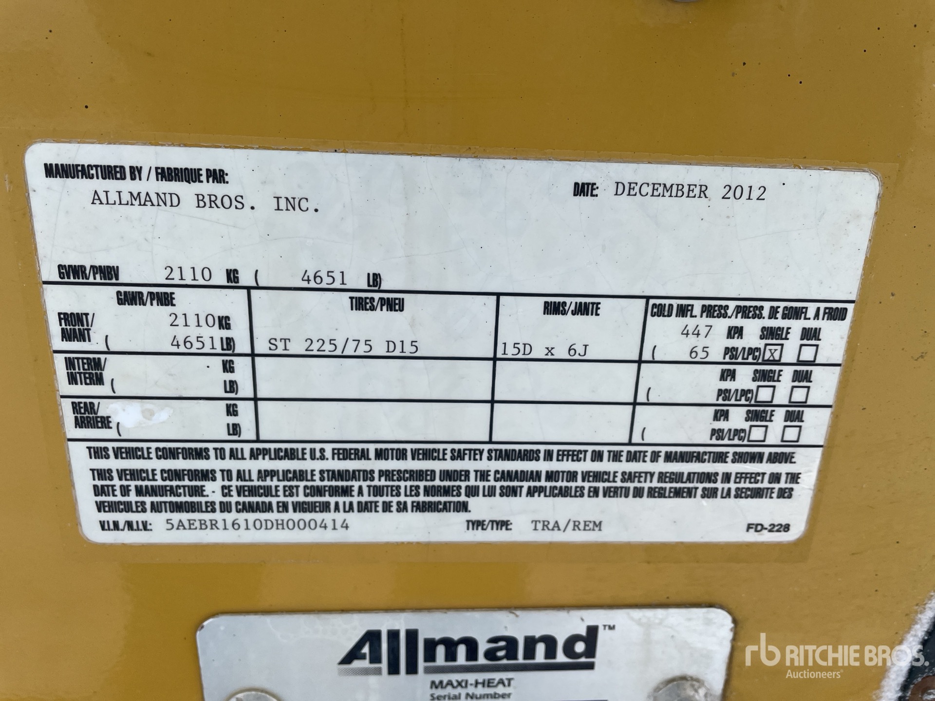 2013 Allmand Maxi-Heat 1000000 BTU Indirect Fired Raumheizer | Ritchie ...