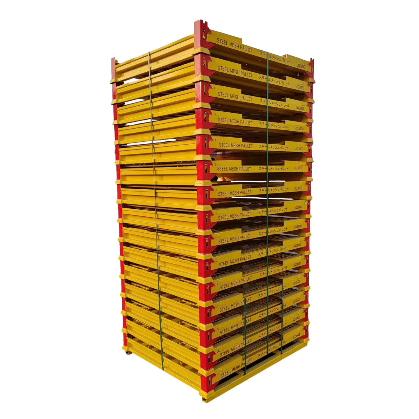 Quantity of (15) 2025 JQ POWER JQ3000 Steel Mesh Pallets Estanteria para pallets (Unused ...
