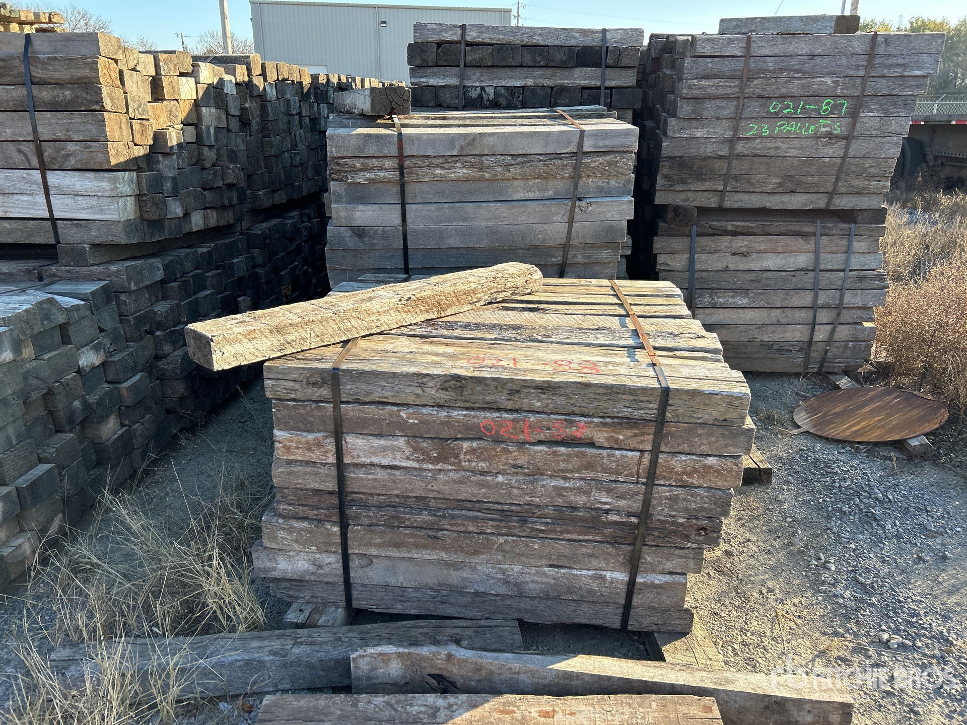 Quantity of (26) Pallets of 4 ft x 6 in x 4 in Dunnage Lumber | Ritchie ...