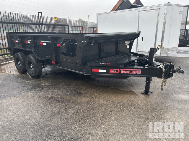 2024 Ed Trailers 14 ft T/A End Dump Trailer, Dallas, Texas, Stati Uniti (IronPlanet Europe N ...