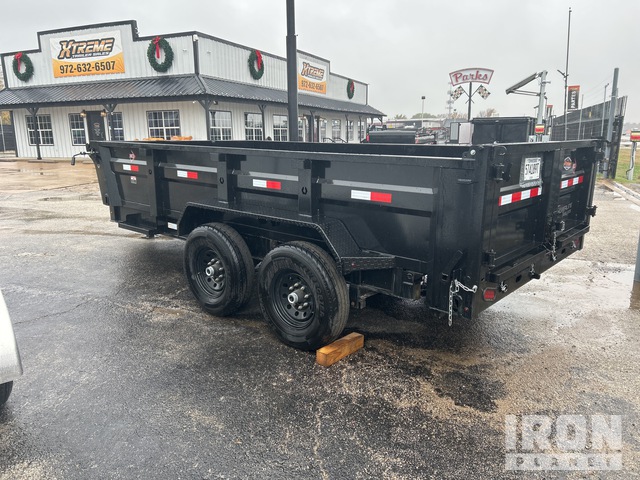 2024 Ed Trailers 14 ft T/A End Dump Trailer, Dallas, Texas, Stati Uniti (IronPlanet Europe N ...
