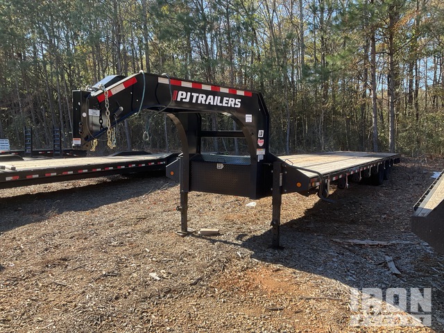 2024 P.J. Trailer Mfg. Co. 40 ft T/A Gooseneck Flatbed Trailer in ...