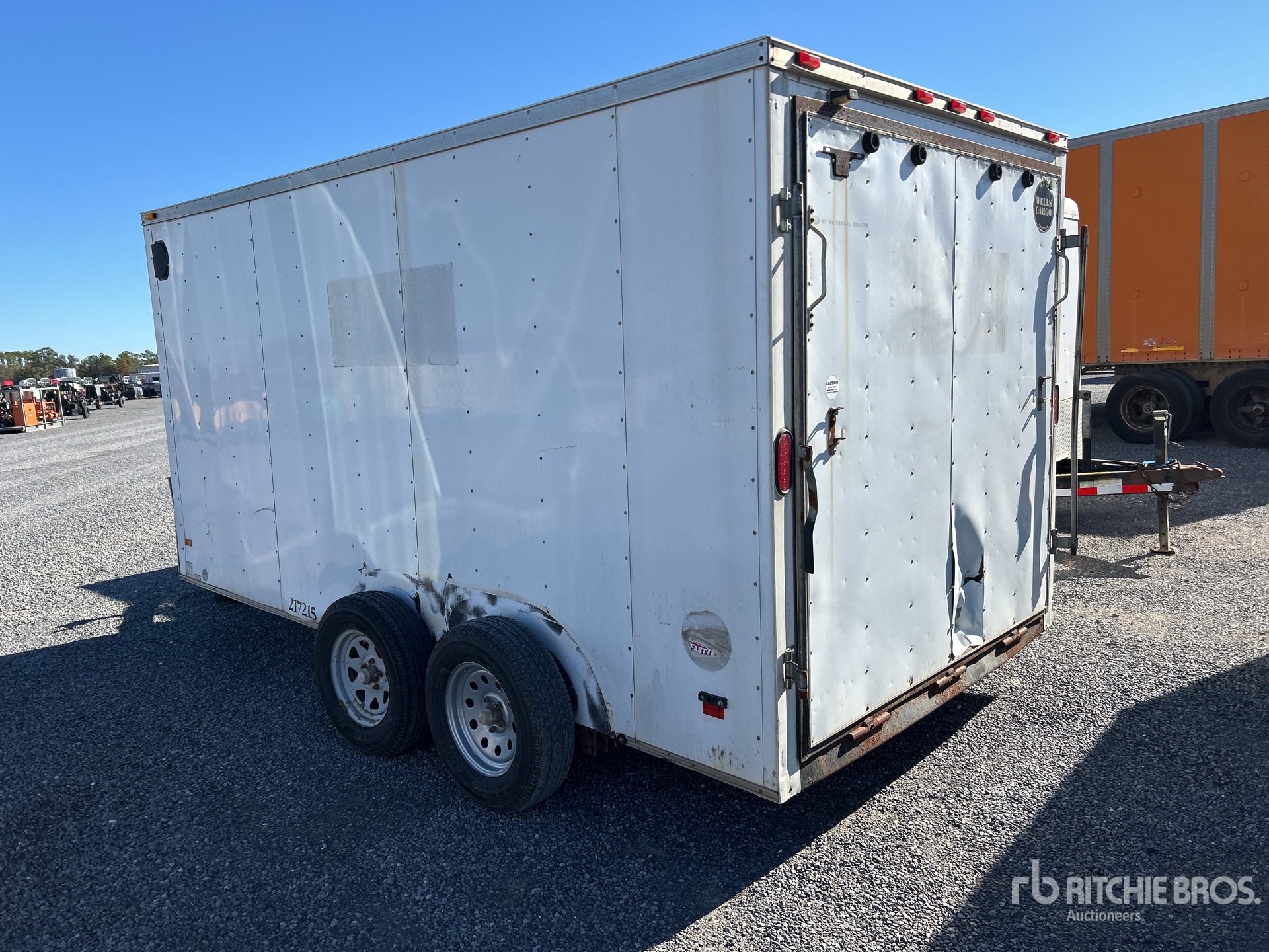 2014 Wells Cargo TC6122-V 16 ft T/A Enclosed Trailer | Ritchie Bros ...