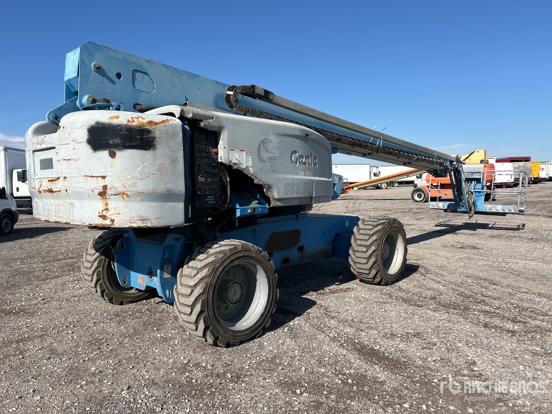 2010 Genie S85 4WD Diesel Plataforma Elevadora Telescópica (Inoperable ...